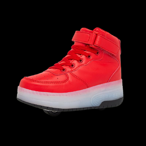 High Top Colorful Led Roller Shoes | Roller High Top Light Up Sneakers