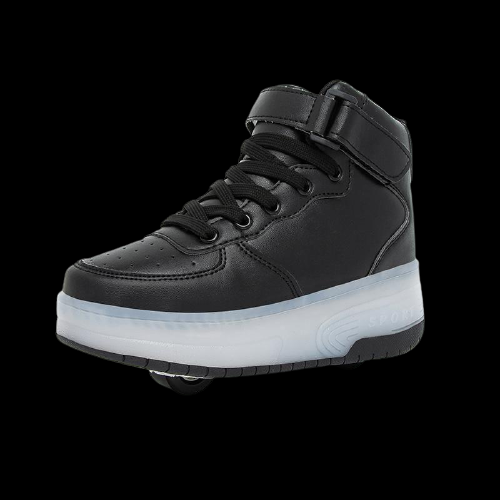 High Top Stylish Led Roller Shoes | Roller High Top Light Up Shoes For